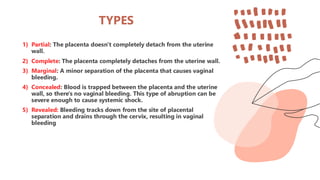 abruptio placenta , ante partum hemorrhage | PPT