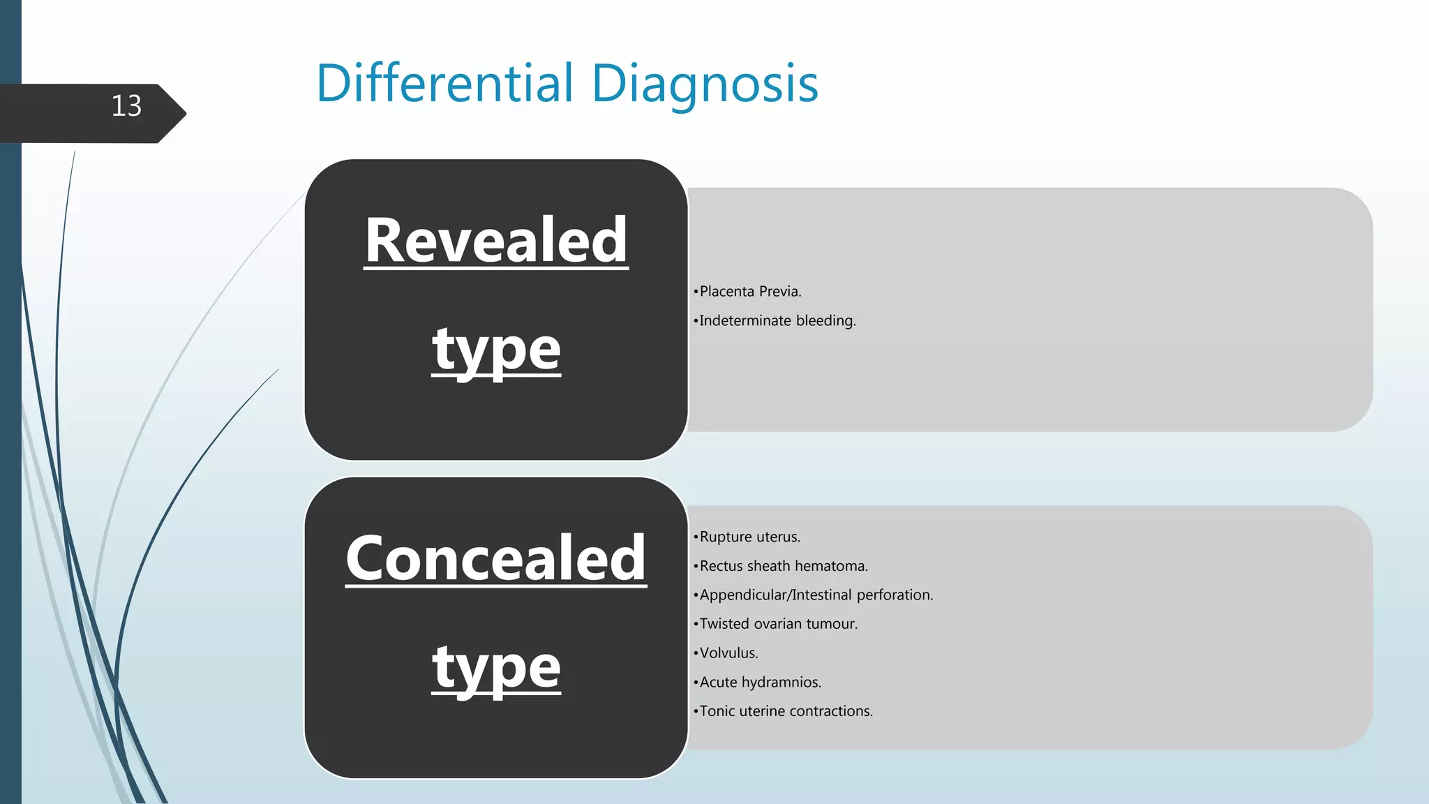 Abruptio placenta clinical features | PPTX