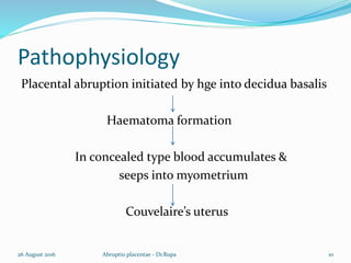 Abruptio placentae | PPTX