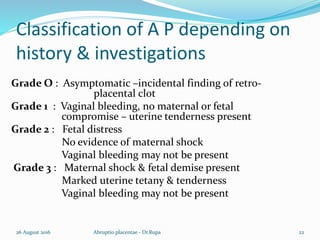 Abruptio placentae | PPT