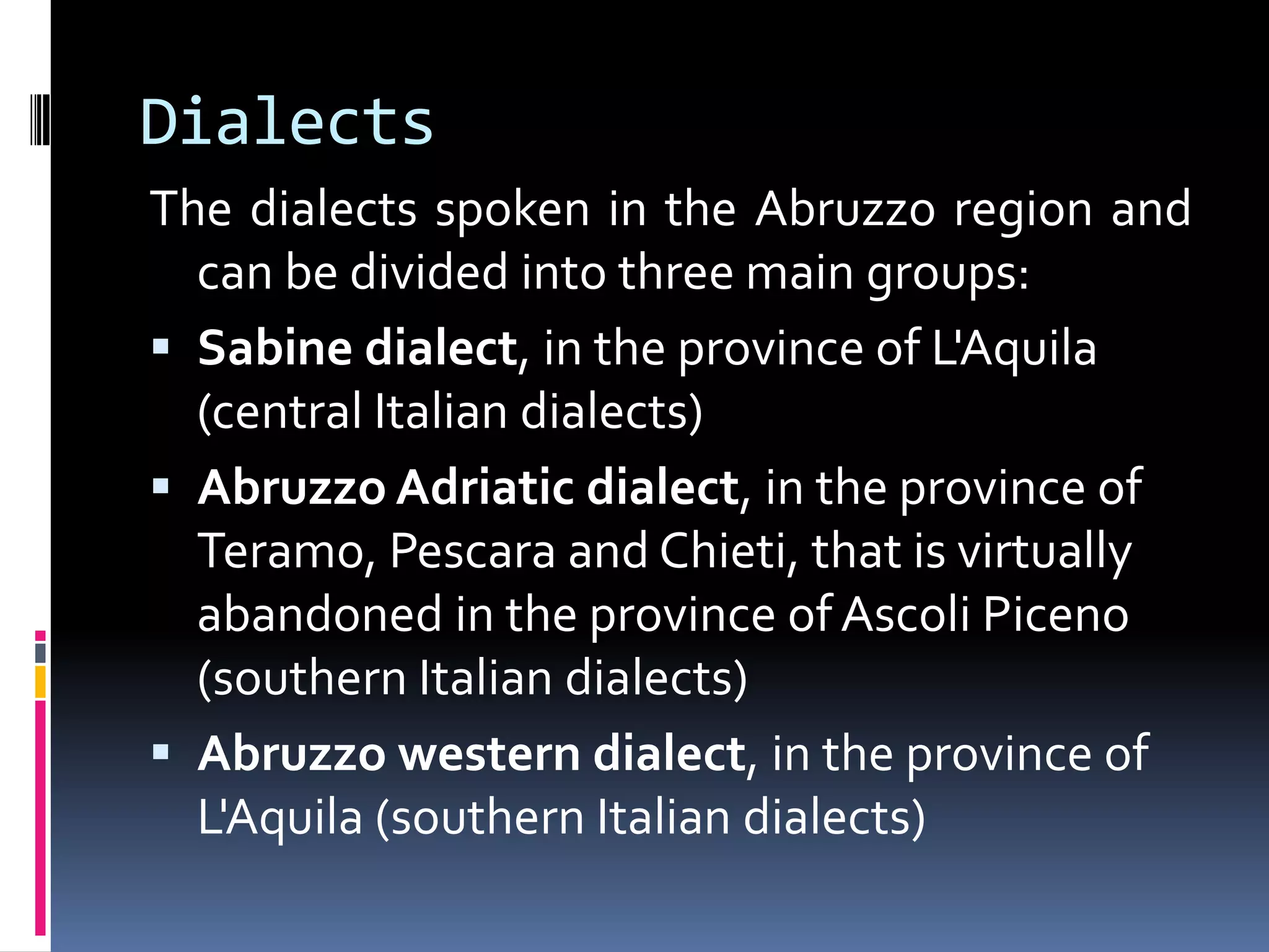 Abruzzo | PPTX