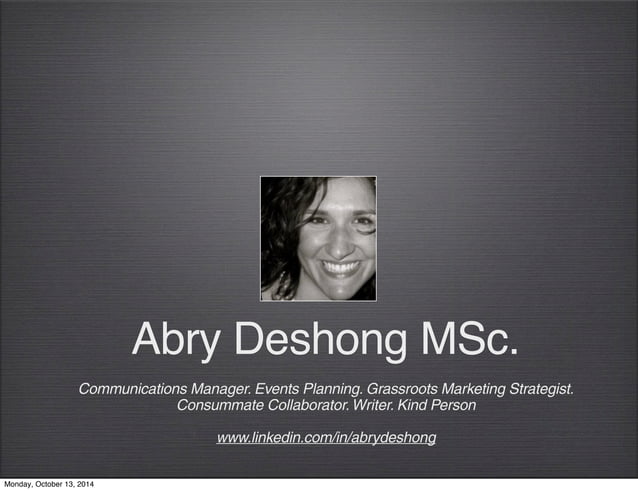 Abry deshong's portfolio | PPT