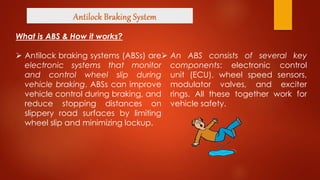 Antilock Braking System using Neural Network | PPTX | Artificial Intelligence | Technology ...