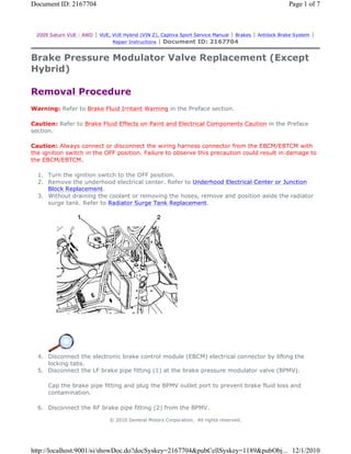 Abs Captiva 2010 | PDF