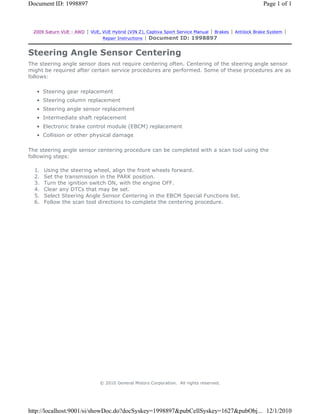 Abs Captiva 2010 | PDF