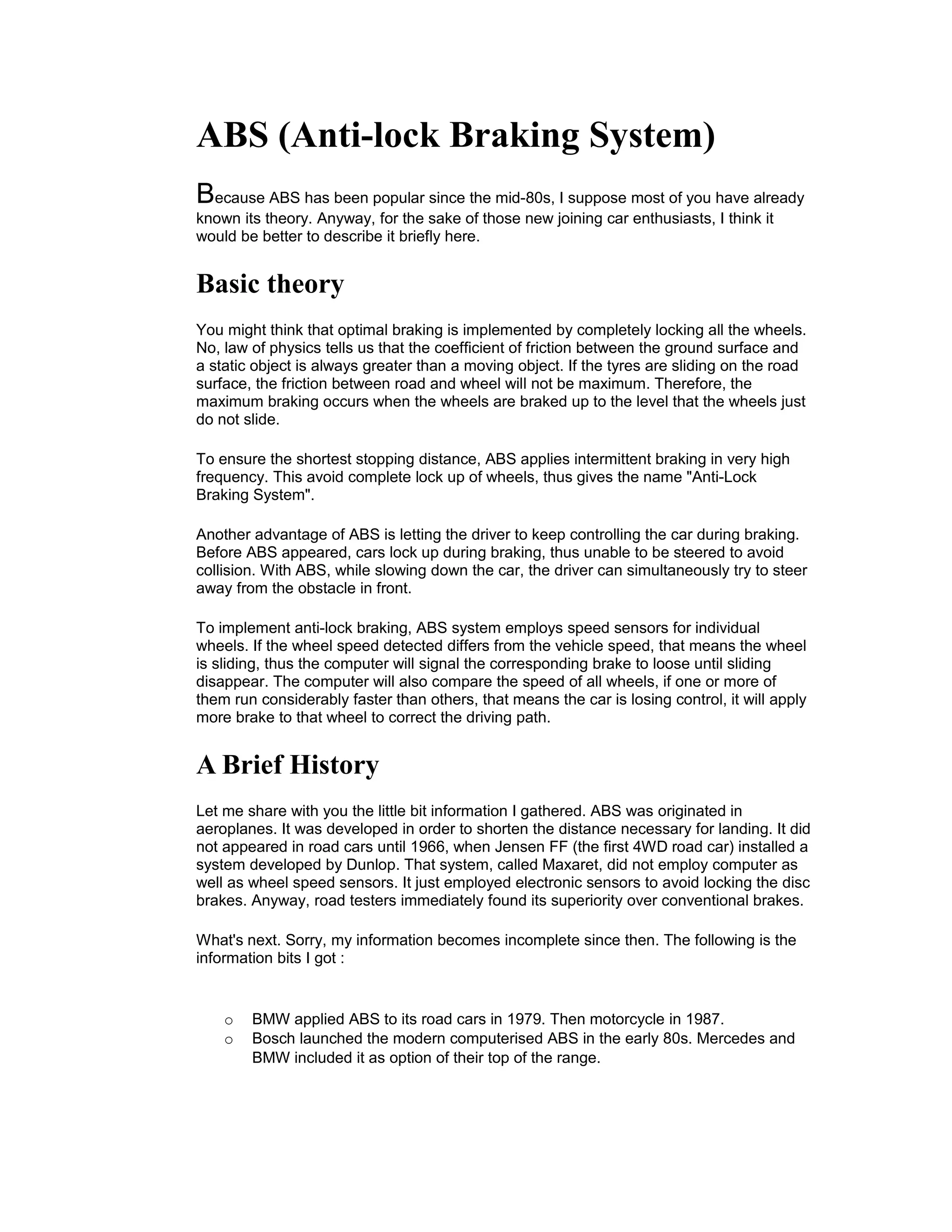 Abs | DOC | Auto Racing | Sports