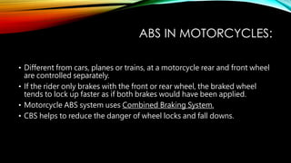 Anti-Lock Braking System (ABS) - An Overview | PPT