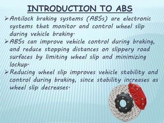 Antilock Braking System | PPTX
