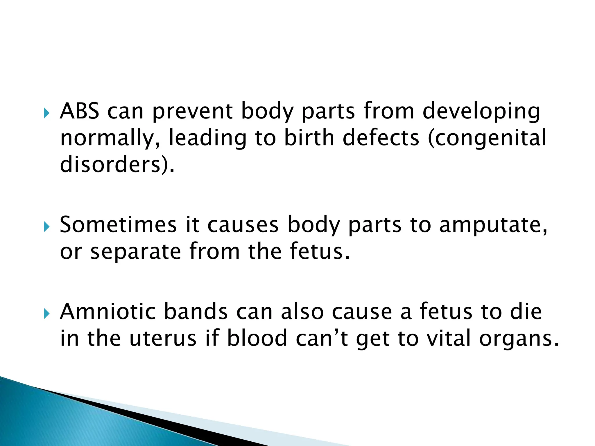 ABS AMNIOTIC BAND SYNDROM ORTHOPEDIE.pptx