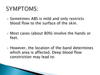 ABS AMNIOTIC BAND SYNDROM ORTHOPEDIE.pptx