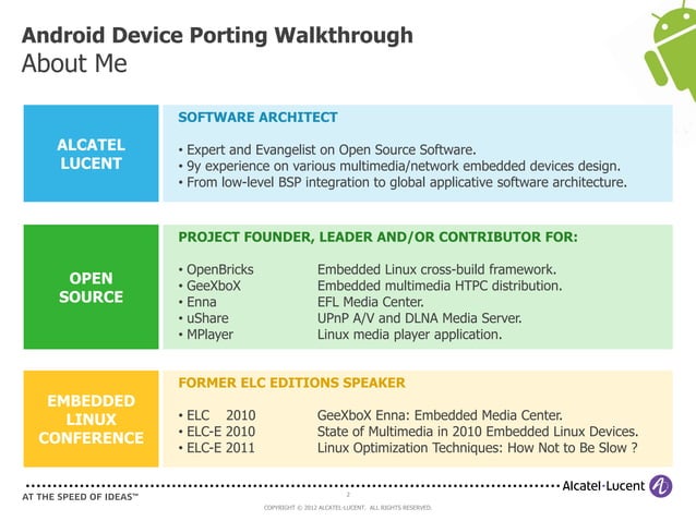 ABS 2012 - Android Device Porting Walkthrough | PPT