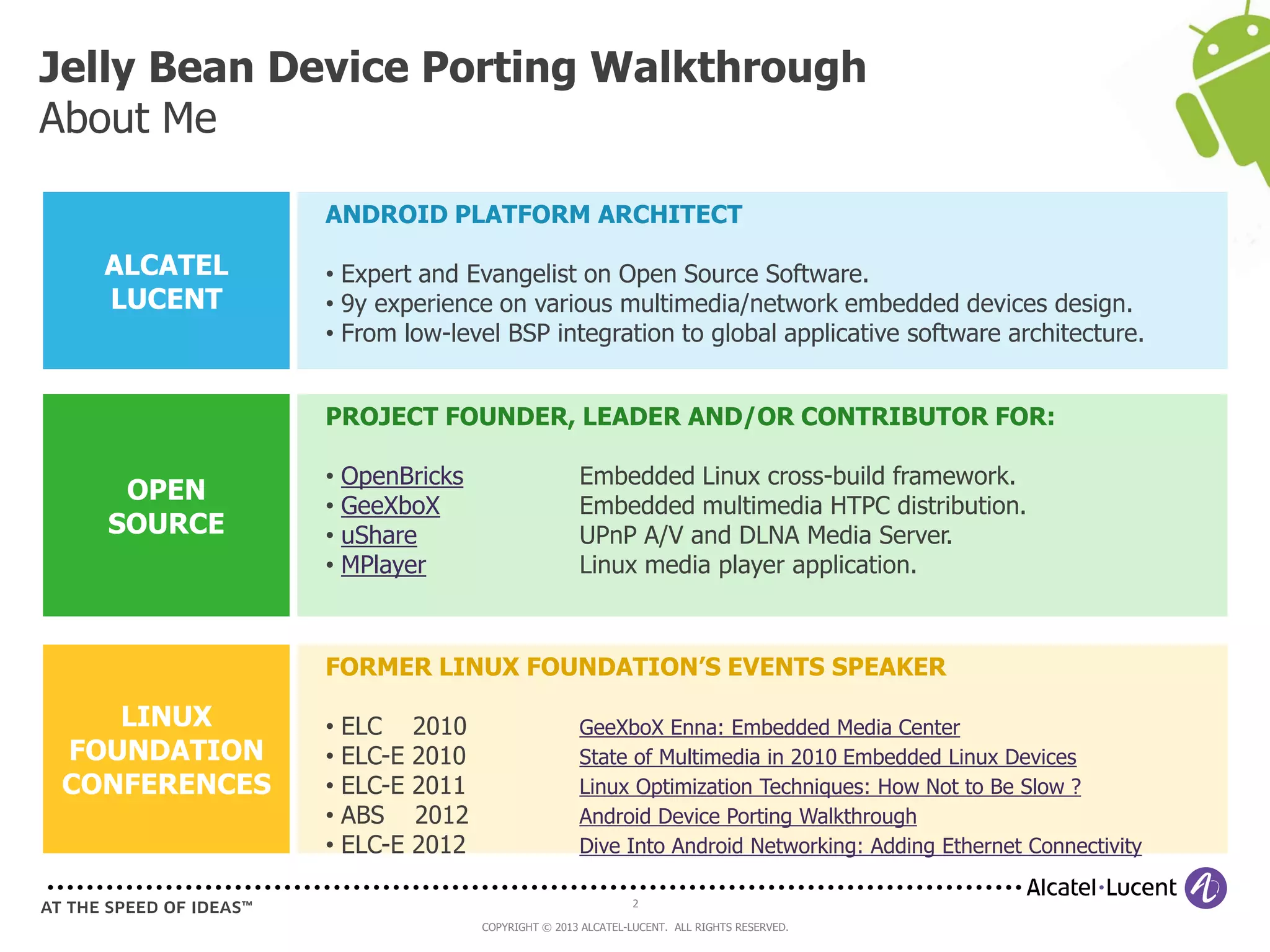 ABS 2013: Android Jelly Bean Device Porting Walkthrough | PDF | Operating Systems | Computer ...
