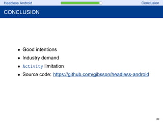 Headless Android Strikes Back! | PDF