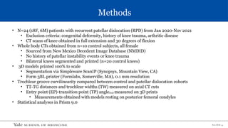 Tibial Tubercle Trochlear Groove Instability Risk | PPTX