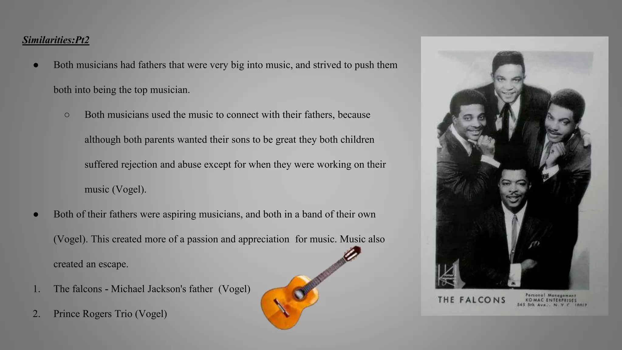 Jackson - MJ vs prince | PPTX