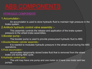 Abs(anti lock braking system) | PPTX