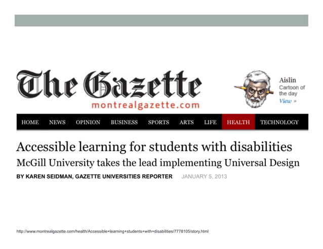 Universal Design in Health Libraries | PPT