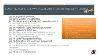 ABSC - FSMA Presentation | PPTX
