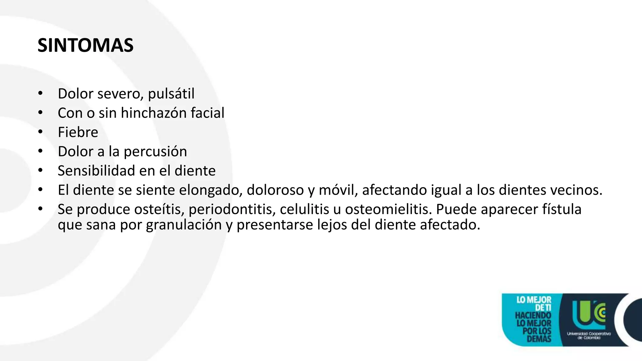 Absceso apical agudo y crónico | PPTX