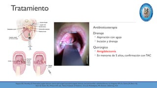 Abordaje de absceso amigdalino en pediatria | PPTX