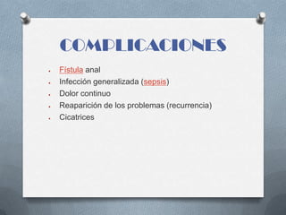 Prentacion Absceso anorrectal | PPT