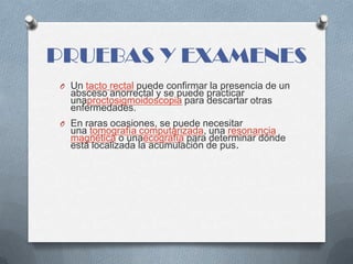 Prentacion Absceso anorrectal | PPTX