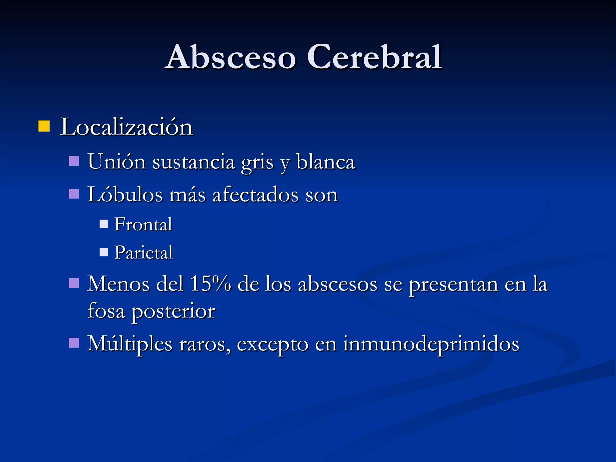 Absceso Cerebral | PPT
