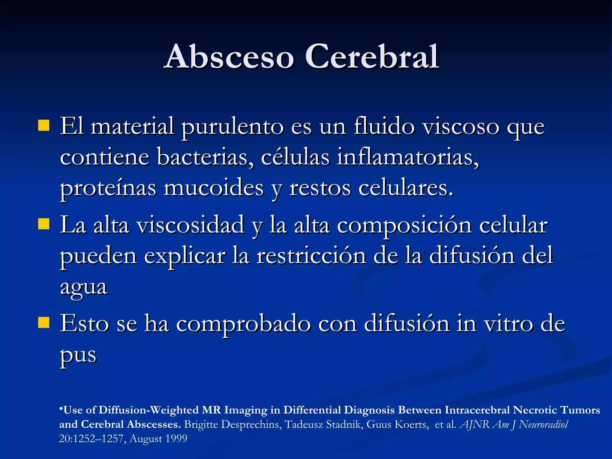 Absceso Cerebral | PPT