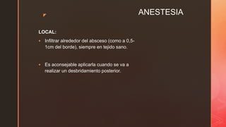absceso completo PATOLOGIA Y TIPOS DE ABSCESOS.ppt
