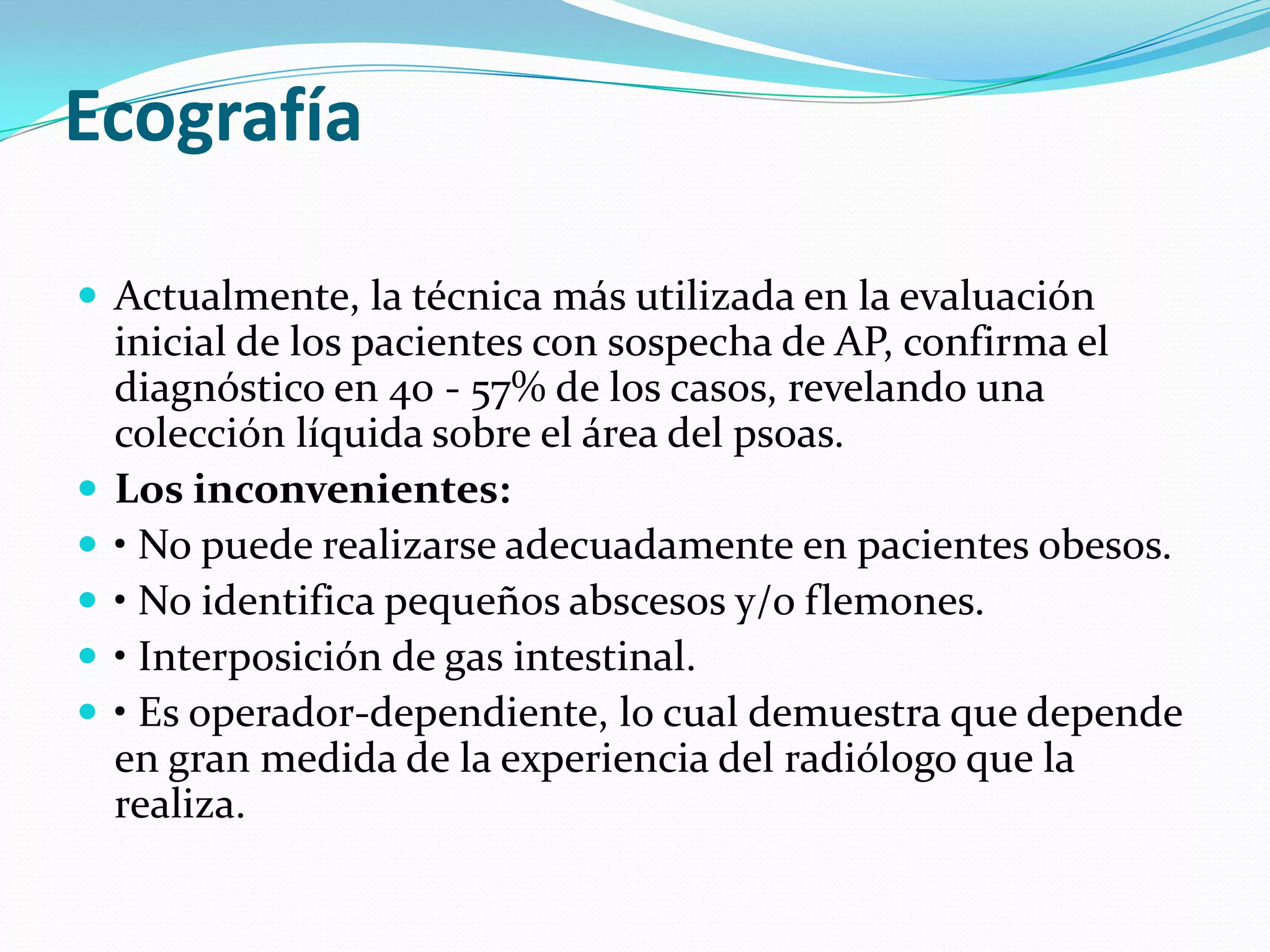 Absceso del psoas | PPTX