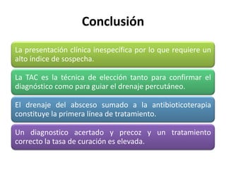 "Absceso del músculo psoas" | PDF