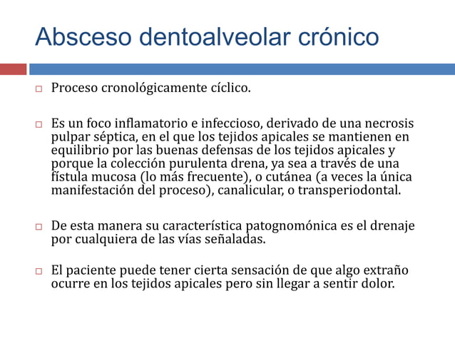 Absceso dentoalveolar agudo | PPT