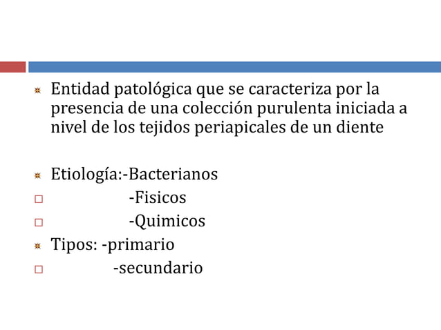 Absceso dentoalveolar agudo | PPT