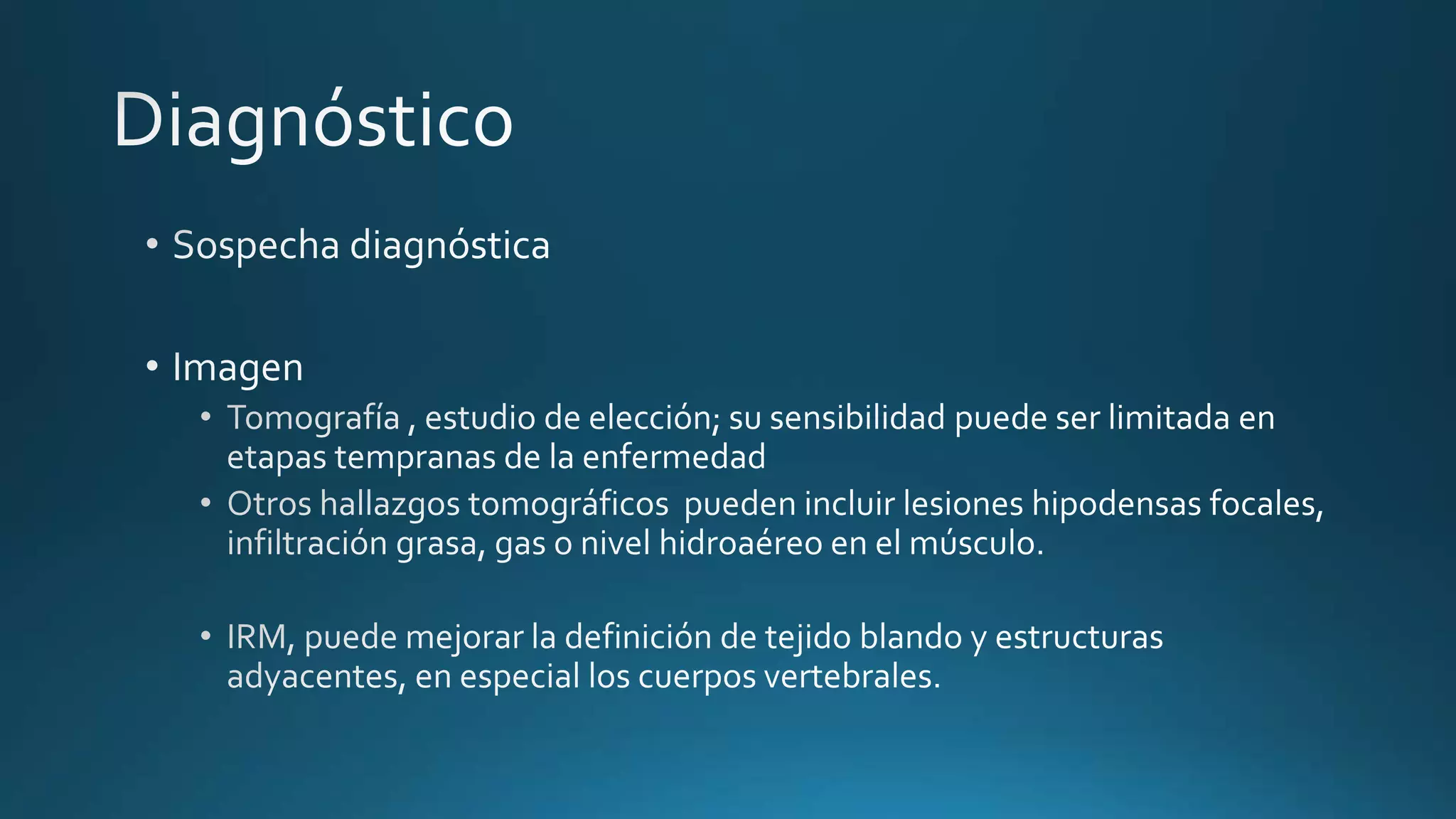 caso clínico: Absceso de psoas | PPTX