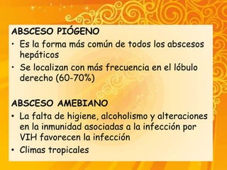 Absceso hepatico | PPTX
