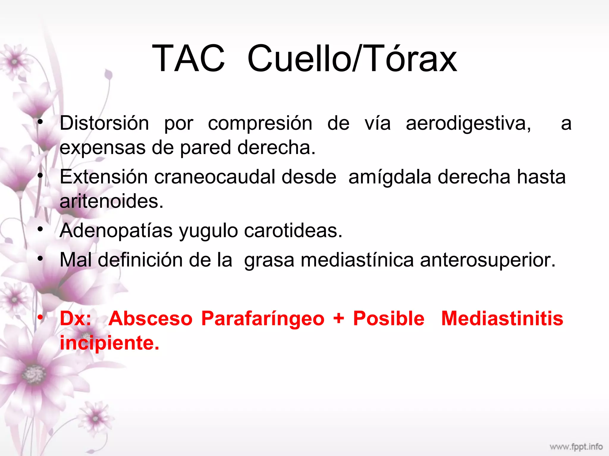 Absceso parafaringeo | PPT