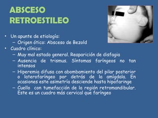 Absceso parafaríngeo | PPT
