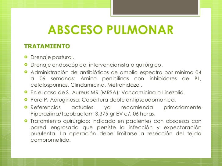 ABSCESO PULMONAR.DR CASANOVA