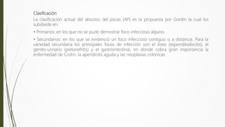Abscesos del psoas | PPTX