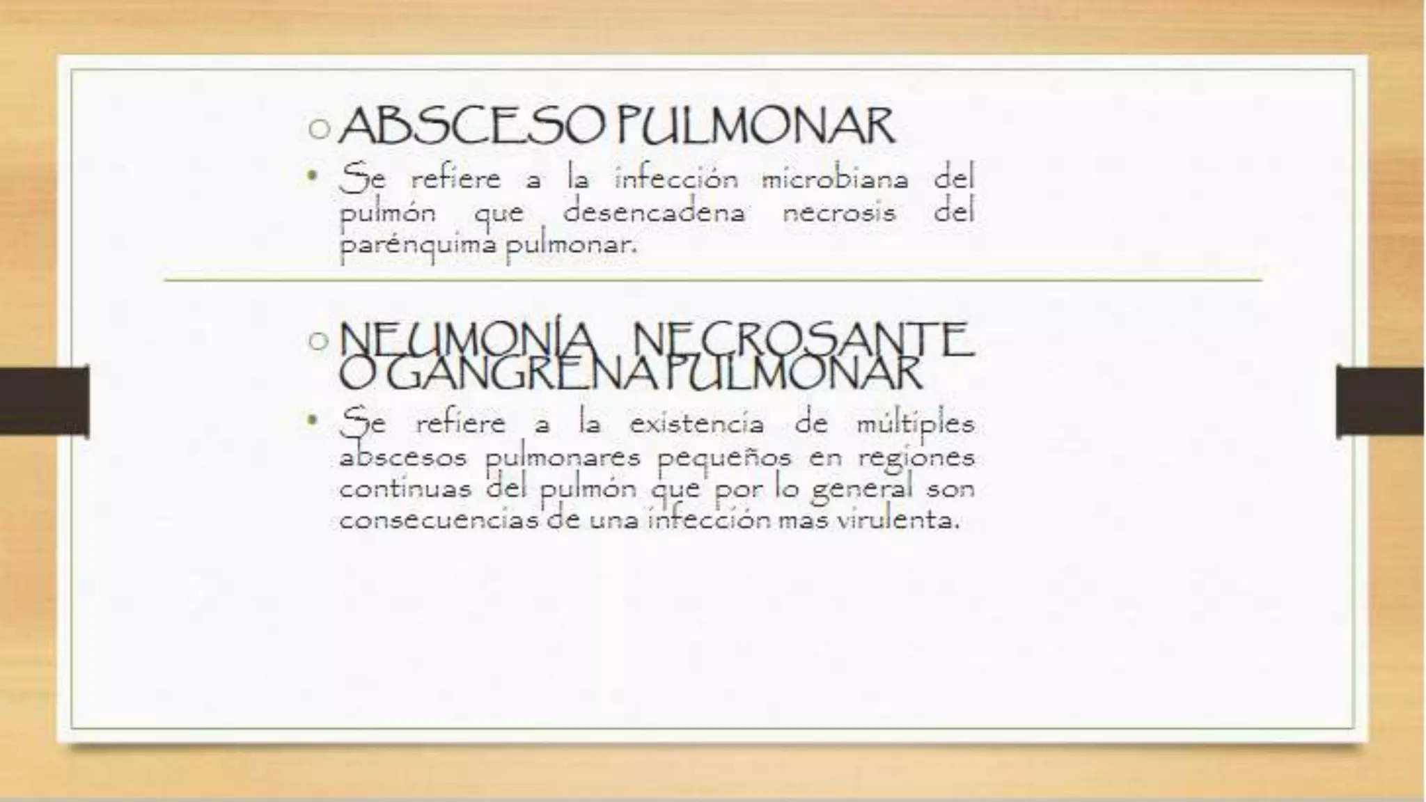 ABSCESOS PULMONARES | PPTX