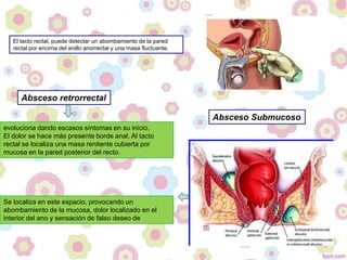 Abscesos y fistulas anorrectales | PPTX