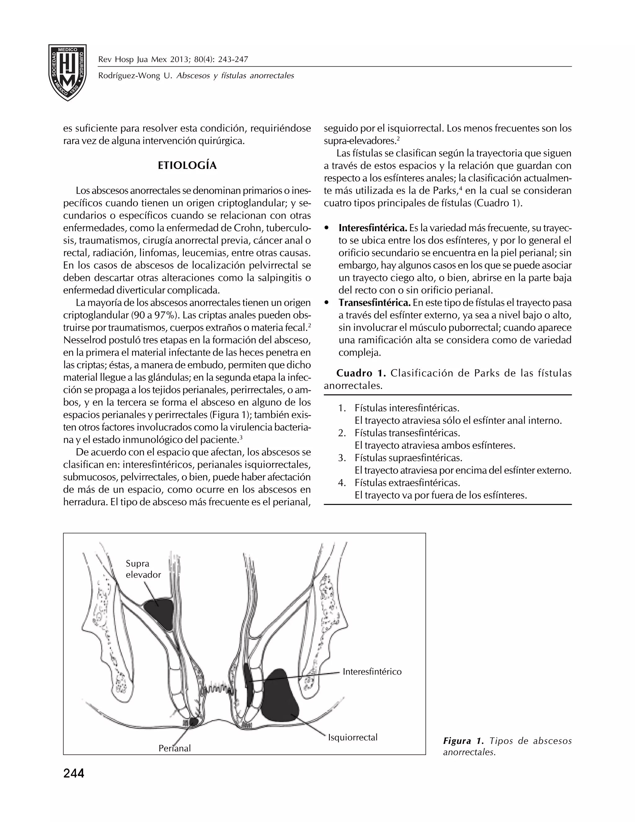Abscesos y fístulas anorrectales | PDF
