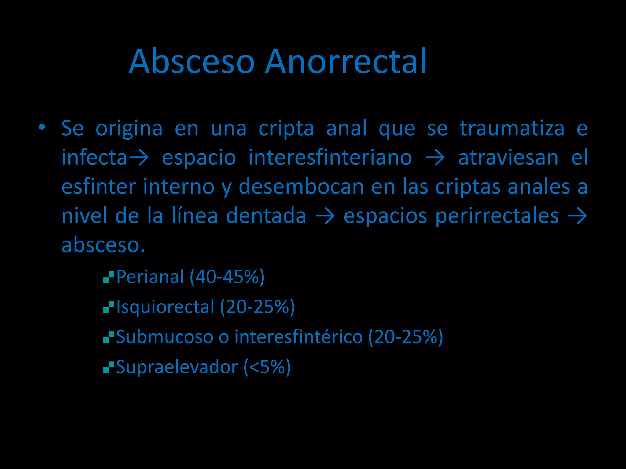 Abscesos y fístulas perianales | PPTX