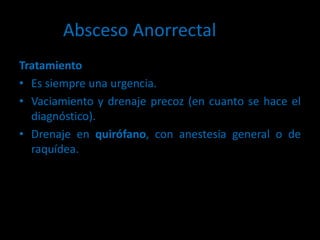 Abscesos y fístulas perianales | PPTX