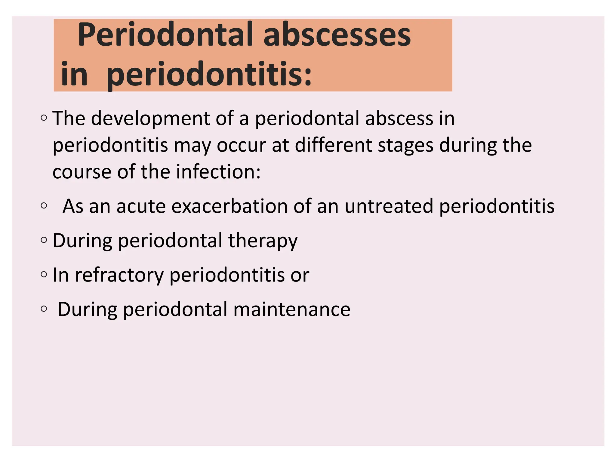presentation abscess of the periodontium .pptx