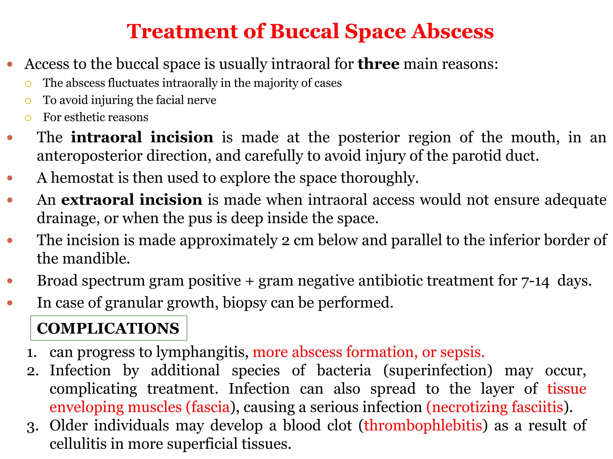 Abscess oral maxillo-presentation | PPTX