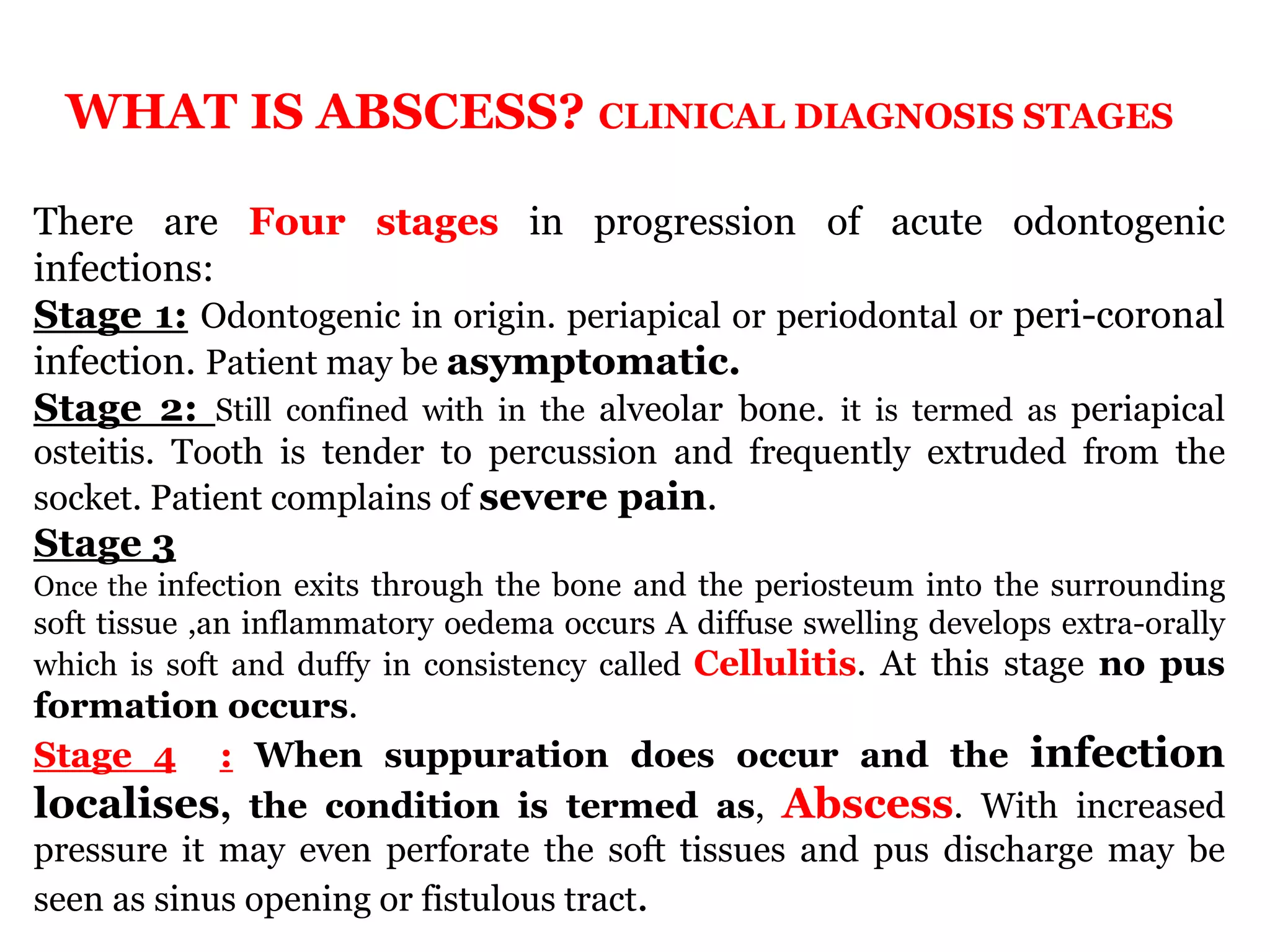 Abscess oral maxillo-presentation | PPTX