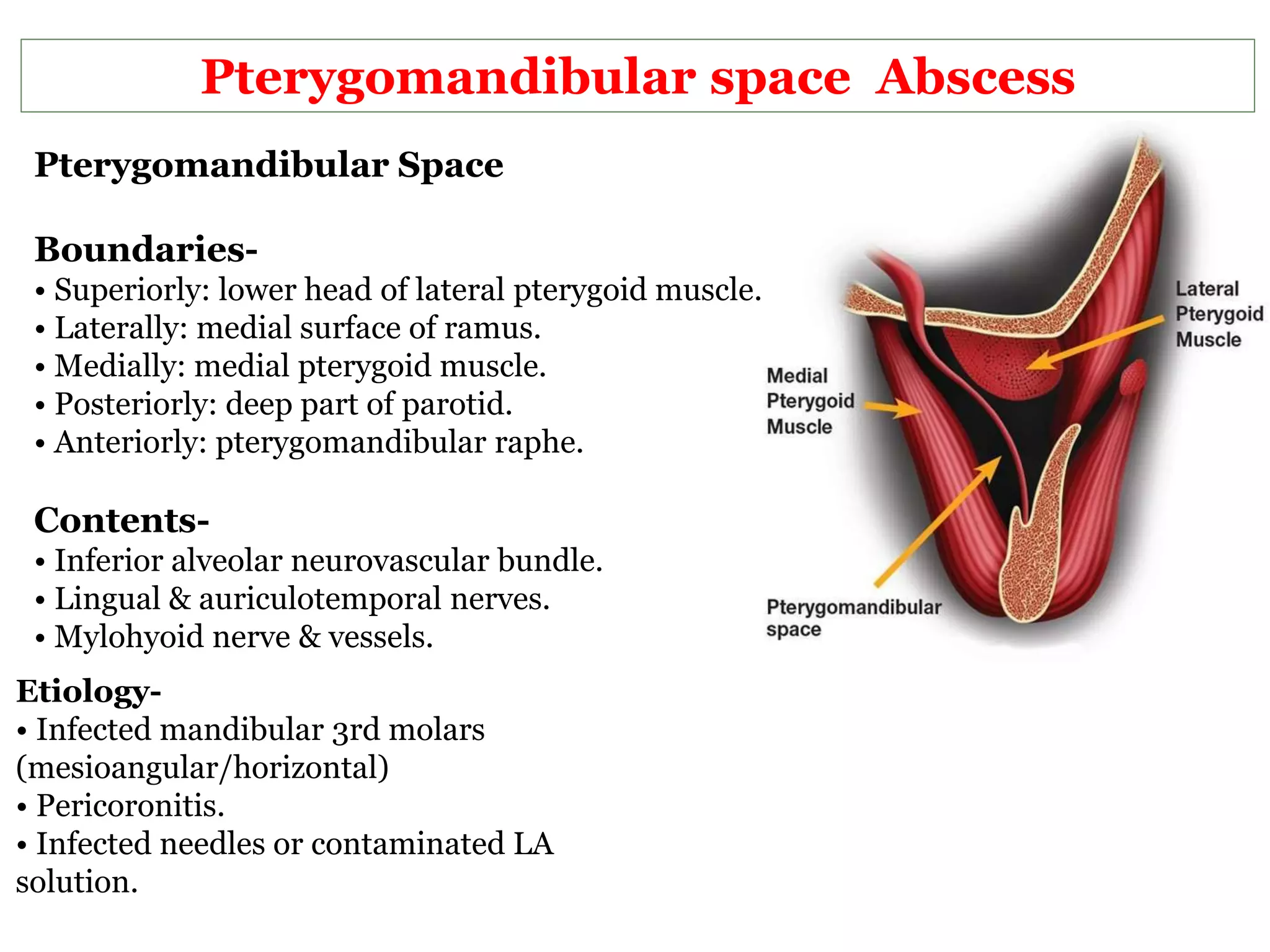 Abscess oral maxillo-presentation | PPTX