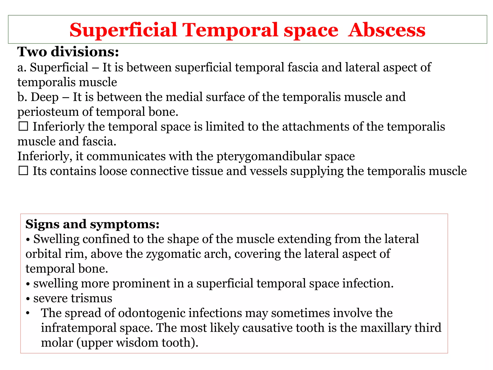 Abscess oral maxillo-presentation | PPTX
