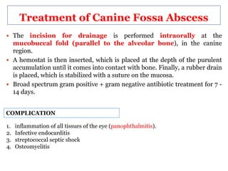 Abscess oral maxillo-presentation | PPTX